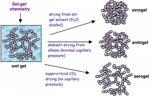 Gel : hydrogel, organogel, xerogel, aerogel, ambigel. lyogel : 네이버 블로그