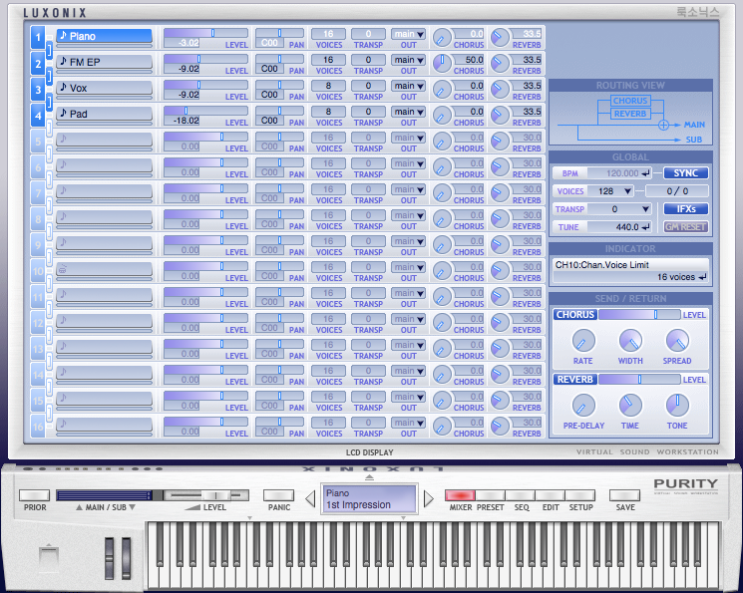 [가상악기 : VSTi 리뷰] SONIC cat(前 LUXONIX) Purity(퓨리티) : 네이버 블로그