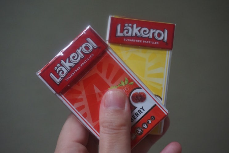허브캔디 "라케롤(Lakerol)" 딸기맛/레몬맛 목캔디 추천 : 네이버 블로그
