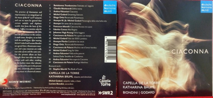 Capella de la Torre "Zefiro torna", "Passacaglia della vita/nella vita ...