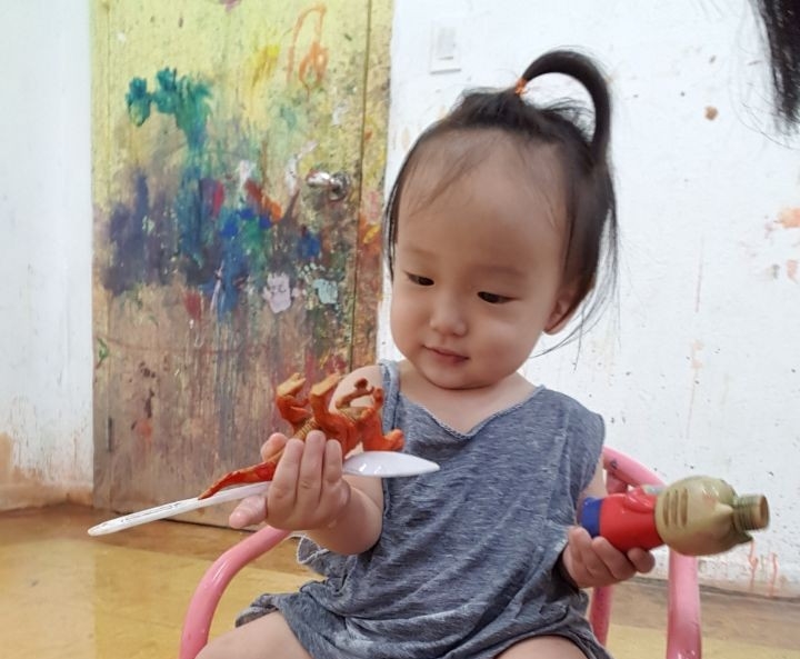 유아퍼포먼스미술 미술로생각하기 체험수업 활동 잼나라 네이버 블로그
