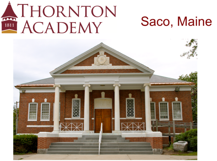 Thornton Academy,메인주 보딩학교 : 네이버 블로그
