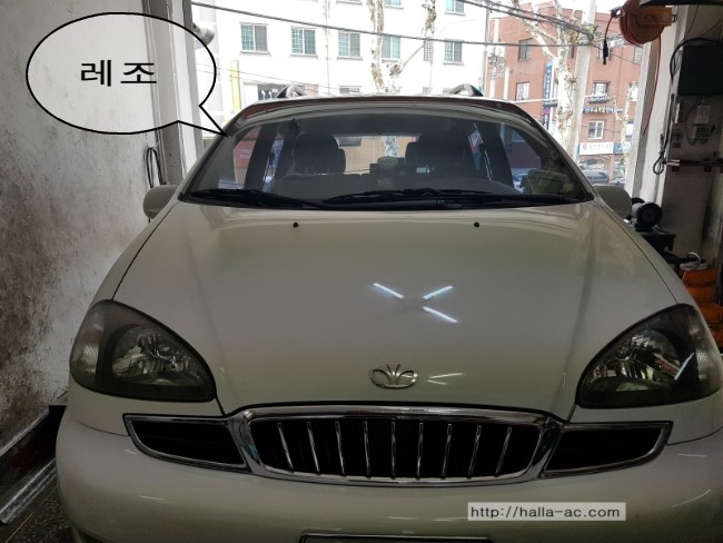 카에어컨전문점 레조 차량에어컨 가스빠짐 현상으로 실내 소리 및 더운바람만 나와 콤푸레샤 교체 자동차에어컨 수리 내용 네이버 블로그