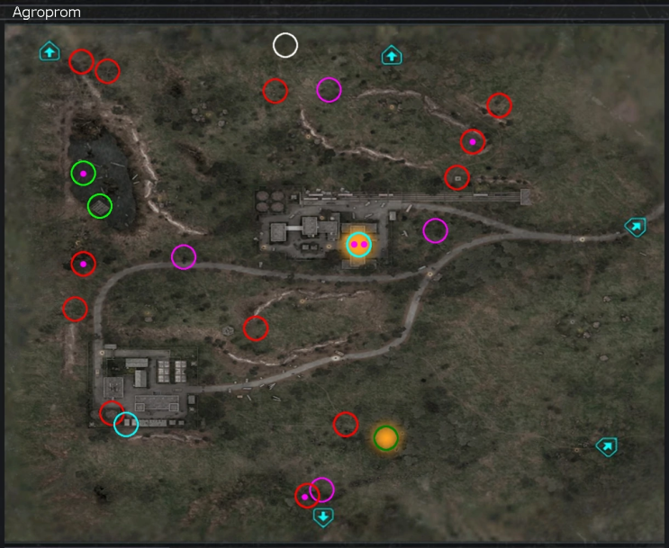 S.T.A.L.K.E.R. Clear Sky -스토커: 아티팩트+이상현상 지도 - Agroprom : 네이버 블로그