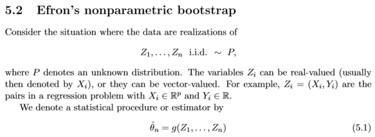 [기계학습 이론] Efron's Nonparametric Bootstrap : 네이버 블로그