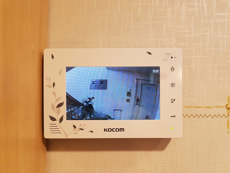 삼성도어락/코콤비디오폰무선연동교체설치/인천 계양구 효성동 두산아파트 코콤비디오폰KCV-B374와 삼성디지털도어락SHS-P710무선연동설치입니다 : 네이버 블로그