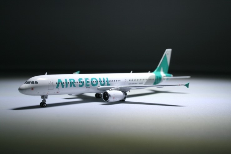 에어서울 모형항공기/모형비행기(Air Seoul A321 HL8255. Phoenix AIRCRAFT Models plane ...