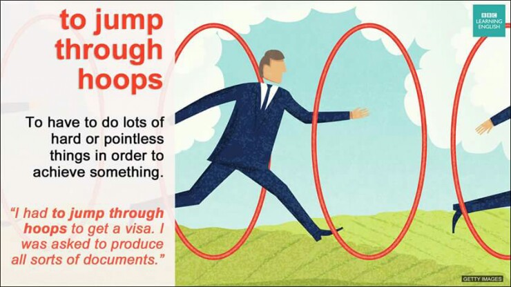 영어표현 | to jump through hoops (무엇을 성취하기 위해) 고생을 하다 : 네이버 블로그