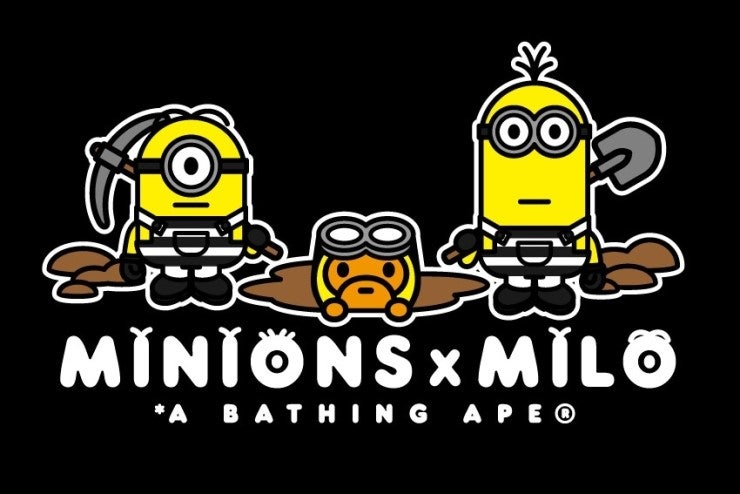 미니언즈 x 베이프 x 베이비마일로 콜라보 정보 Minions X Baby's MILO X Bape Collaboration ...