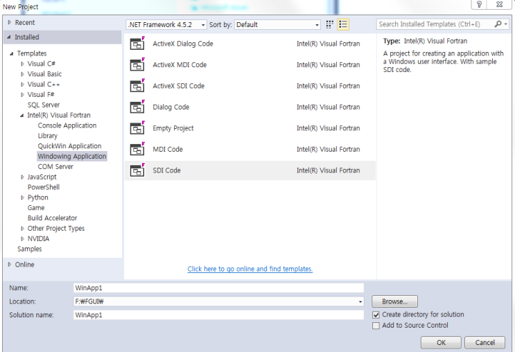 [Fortran] Intel Fortran의 Windowing Application 개발하기 #1 : 네이버 블로그