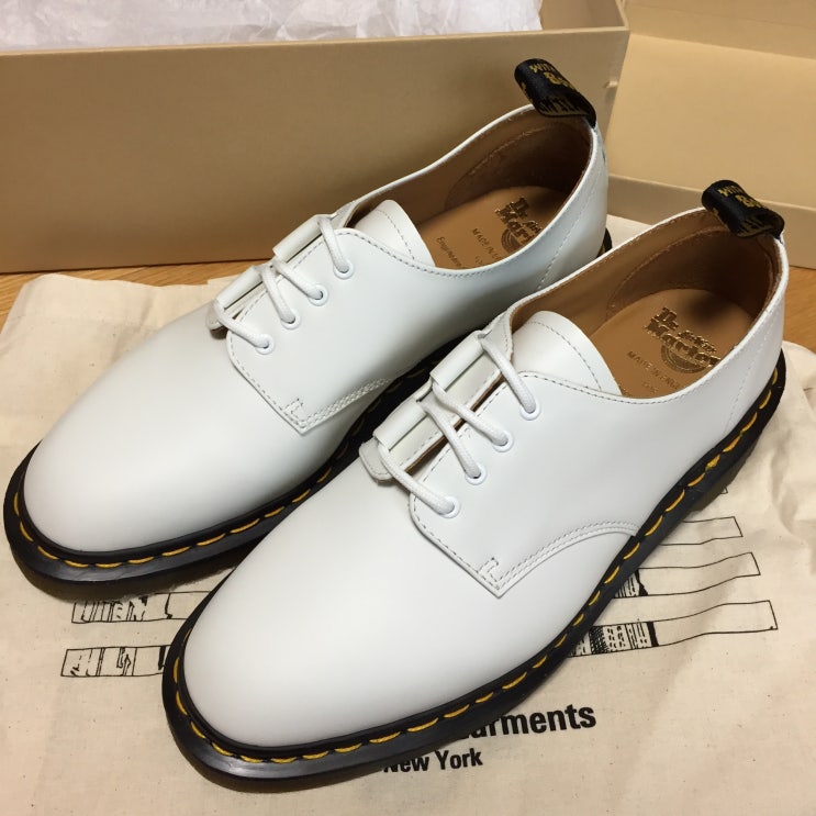 닥터마틴 x 엔지니어드 가먼츠 - Engineered Garments x Dr.Martens Asymmetric 1461 ...
