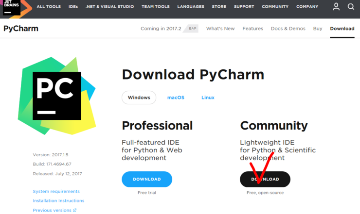 PyCharm 2017 32bit (파이참 2017 32비트)설치 실행 방법 [install guide for PyCharm 2017 32bit] : 네이버 블로그