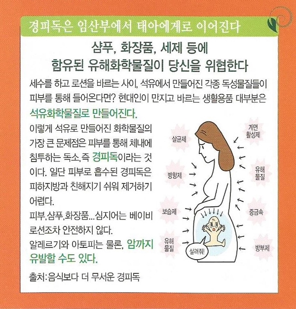 여러분 경피독이라고 들어 보셨나요 우리가 사용하는 세제 샴푸 화장품등에 들어 있는 합성계면활성제가 우리 몸에 어떤 영양을