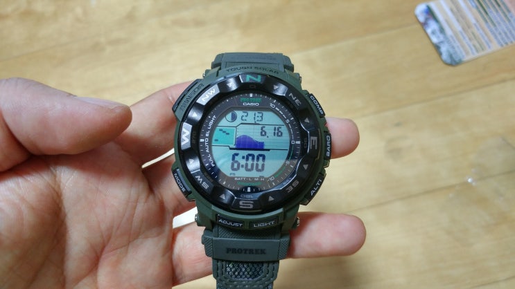 카시오 프로트렉 PRG 250, "쓸만하지만 그리 추천하고 싶은 시계는 아니다" : 네이버 블로그