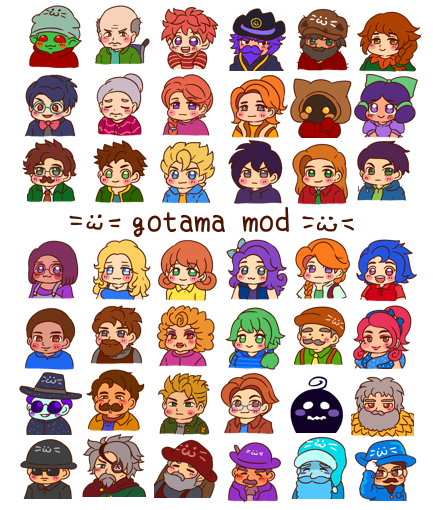 [스타듀밸리] 고타마 초상화 모드 - gotama portraits MOD : 네이버 블로그