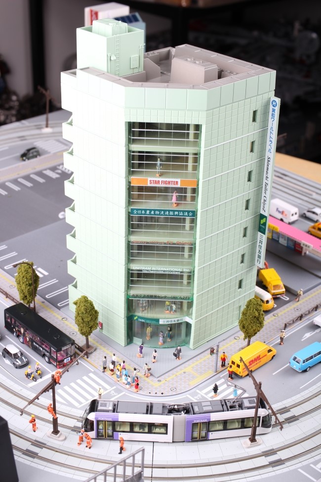 [기차놀이] N 스케일 디오라마 소품 - Kato Broadcasting building 23-436B (N scale ...