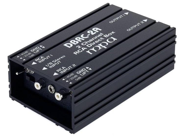 DBRC-2A 2채널 패시브 DI BOX, 3.5mm & 2 RCA DI BOX, 전기노이즈 제거용 DI BOX : 네이버 블로그