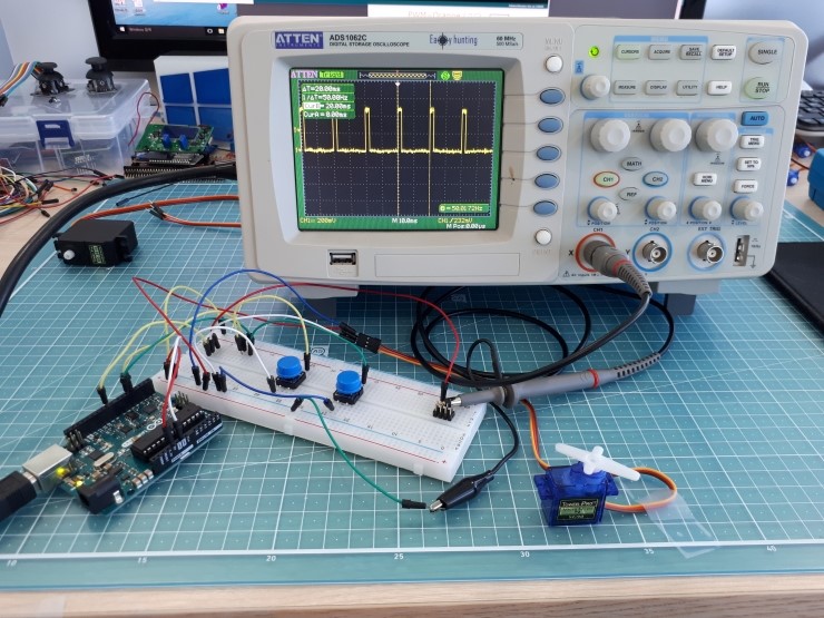 라이브러리를 이용해 서보모터 제어하기 : 네이버 블로그