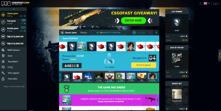 [카스 글옵] csgofast로 무료로 스킨 얻기. : 네이버 블로그