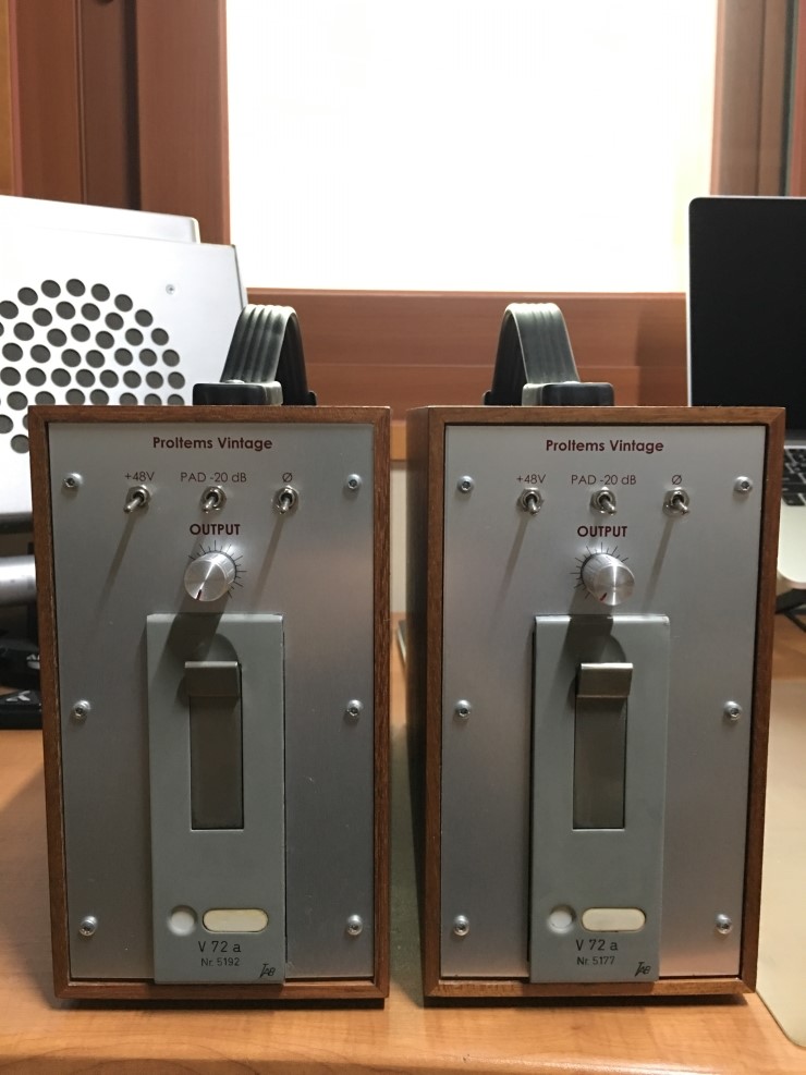 The Microphone Preamp with +48V Phantom power chassis and Tab V72a ...