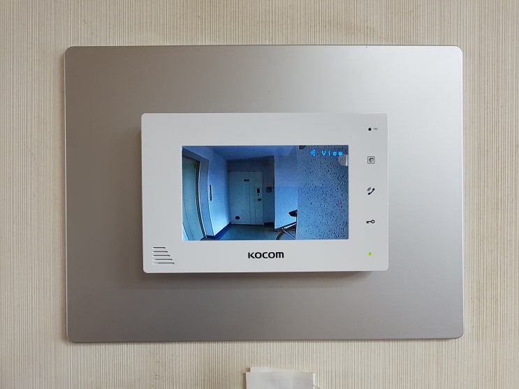 코콤인터폰교체설치/인천시 부평구 산곡동 한화꿈에그린아파트 코콤비디오폰KCV-372교체설치입니다 : 네이버 블로그