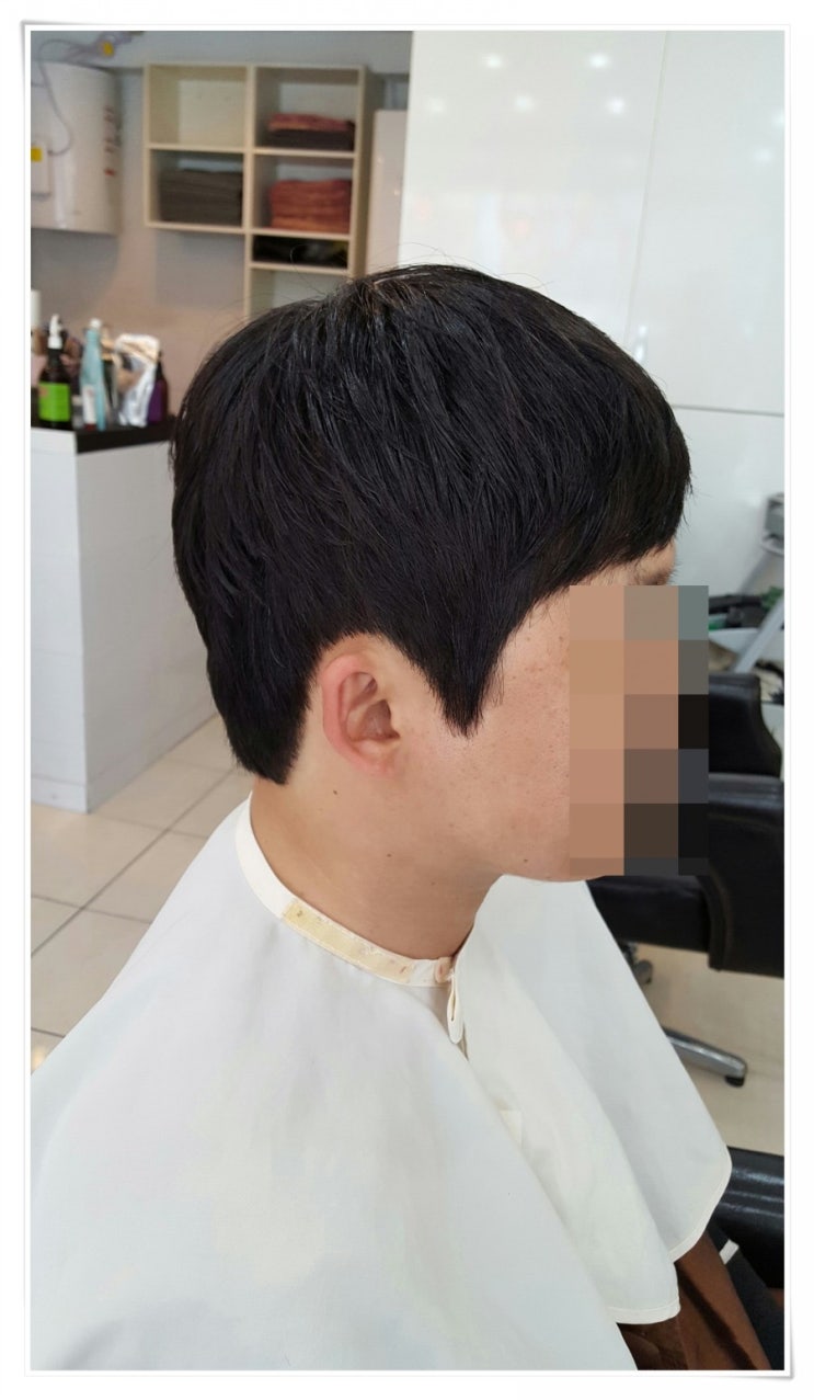 부산 남자 악성곱슬을 자연스러운 볼륨매직으로 완성했어요 네이버 블로그