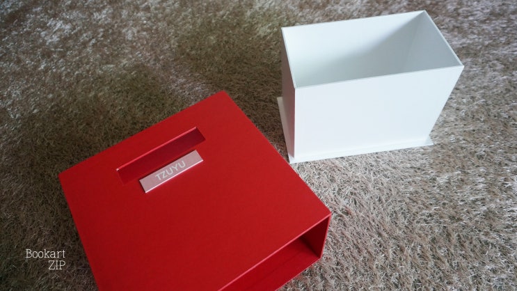 우체통제작 트와이스 쯔위 우체통 모양 상자 제작 북아트zip Bookartzip북아트집 연예인서포트 팬북제작