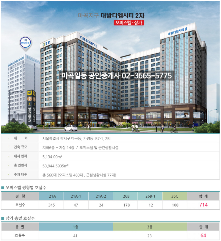 마곡지구 오피스텔 마곡 대방디엠시티2차 오피스텔 네이버 블로그