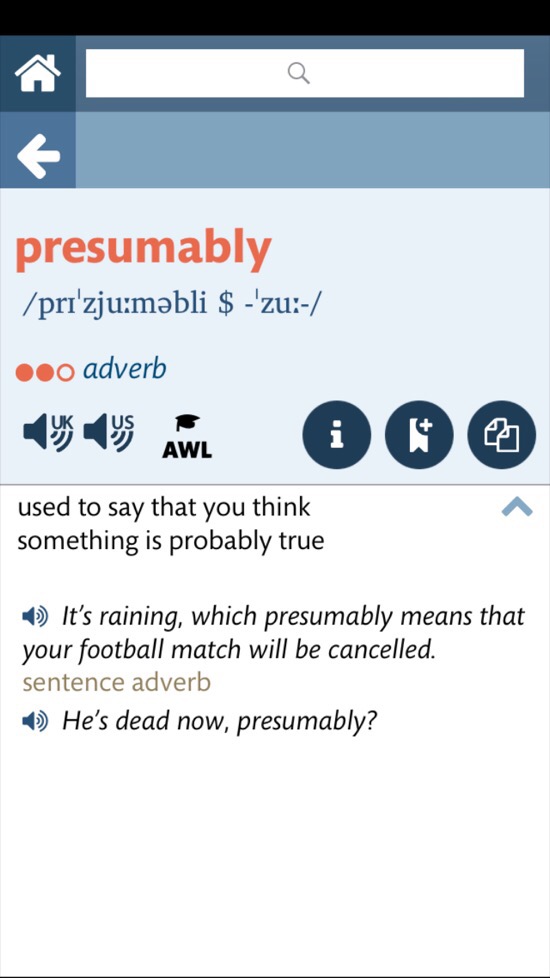 토익필수어휘 2763 : presumably = probably : 네이버 블로그