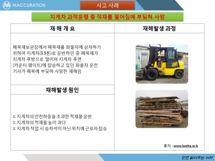 정기안전교육 낙하물에 의한 위험의 방지 자료 네이버 블로그