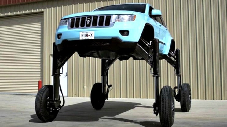 교통체증 차막힘 해결?? 현실판 트랜스포머 자동차(hum rider) : 네이버 블로그