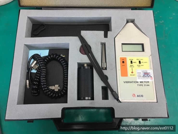 ACO VIBRATION METER TYPE 3144 : 네이버 블로그