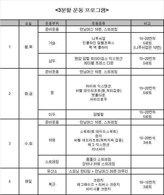 여자 헬스웨이트 루틴 3분할 운동 진행 중 네이버 블로그