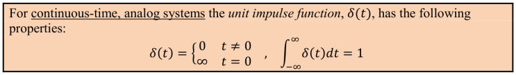 1.3.7 Unit impulse function (and convolution operator) : 네이버 블로그