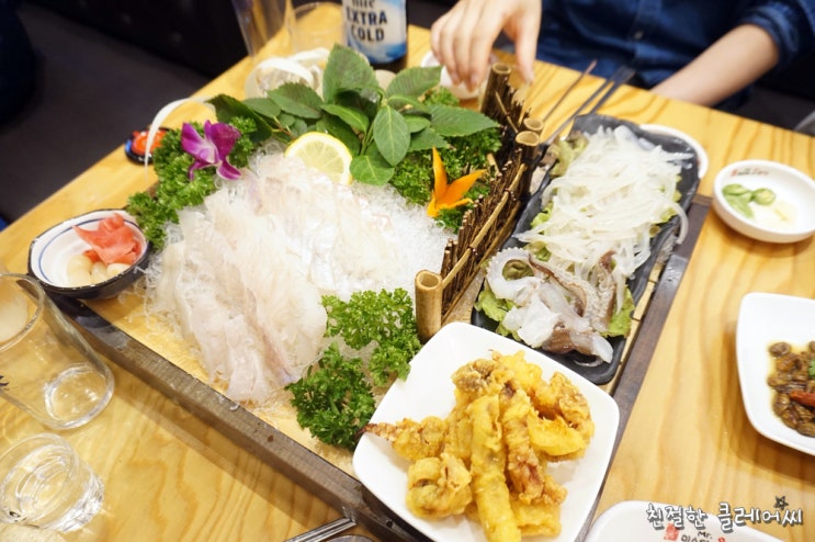 도담동 맛집 미스터 오징어 세트 메뉴 구성이 다양한 오징어회 전문점 네이버 블로그
