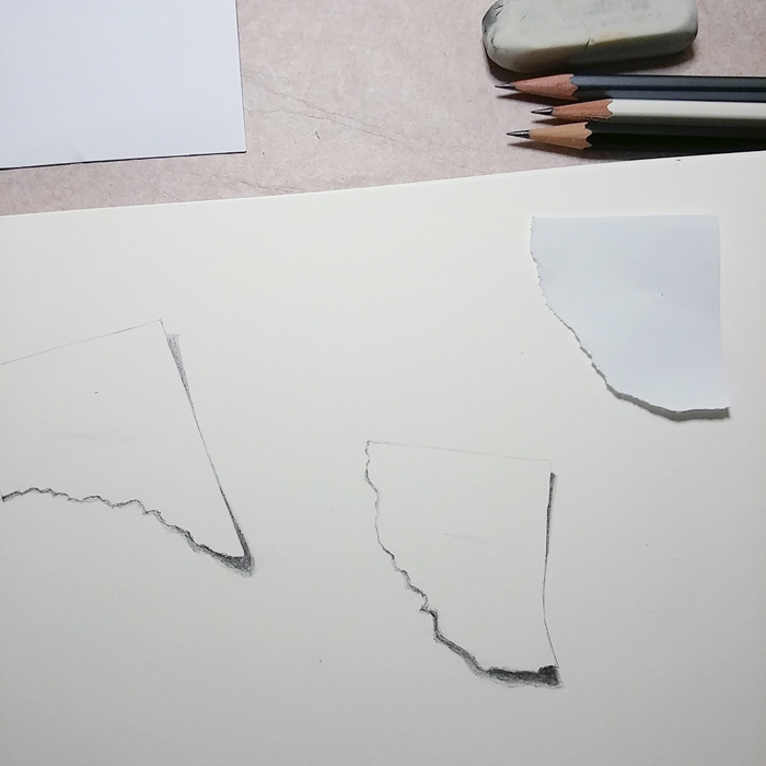 『The Realism Challenge』 Torn Paper / 찢어진 종이 / 책보고 그리기 / 드로잉연습 / 연필드로잉 ...