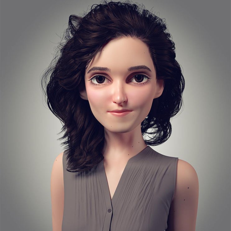 사진만 있으면 3D 초상화를 만드는[Lance Phan] : 네이버 블로그