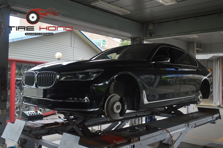 Bmw7시리즈 타이어 교체작업 한국타이어 벤투스s2as 24545r19 27540r19 위례신도시입주기념 할인행사
