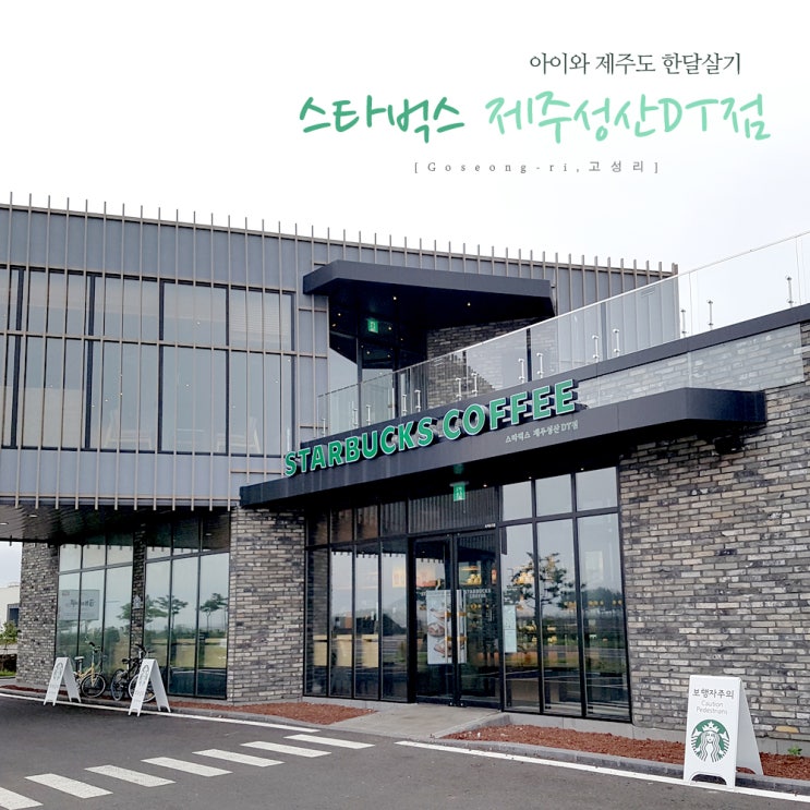 제주도 한달살기 스타벅스 드라이브스루 제주성산dt점 네이버 블로그