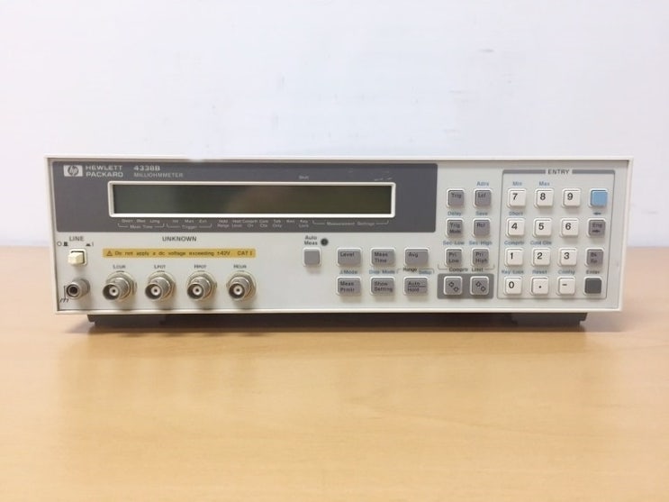 [MilliohMeter 밀리옴미터] Agilent 애질런트 HP 4338B Milliohmeter 밀리옴미터 중고계측기 판매 ...