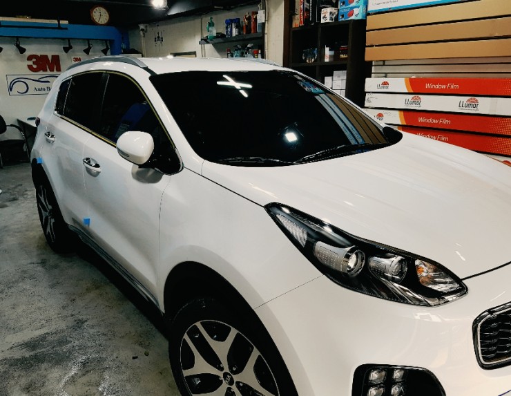 스포티지ql 3m dk plus 윈도 틴팅 농도 추천(3m 썬팅 공식대리점 카인스트) : 네이버 블로그