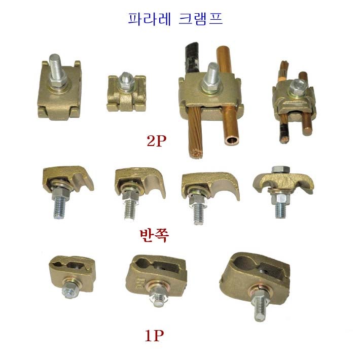 접지크램프파라레크램프반쪽크램프접지자재피뢰도선자재접지클램프 네이버 블로그