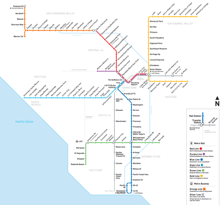 LA 지하철 타는 법 : 네이버 블로그