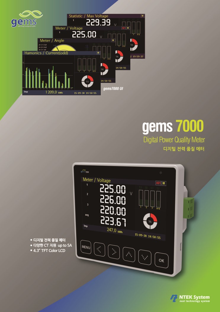 초간편 전기품질미터기 - GEMS-7000 : 네이버 블로그