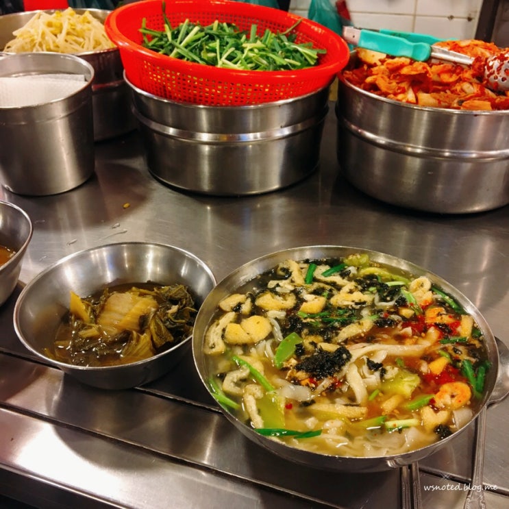 남대문시장 맛집 칼국수골목 민속식당 인심가득 칼국수 서비스는 맛있는 비빔냉면 네이버 블로그