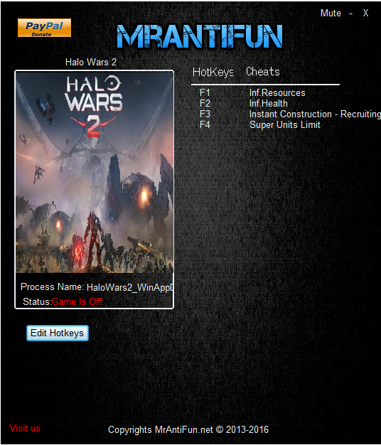 헤일로 워즈 2 트레이너 - Halo Wars 2 v1.5.2483.2 +5 Trainer [MrAntiFun] : 네이버 블로그