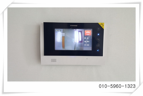 인천 만석비치타운아파트 코맥스 인터폰 481계열 CAV-705UW설치 : 네이버 블로그