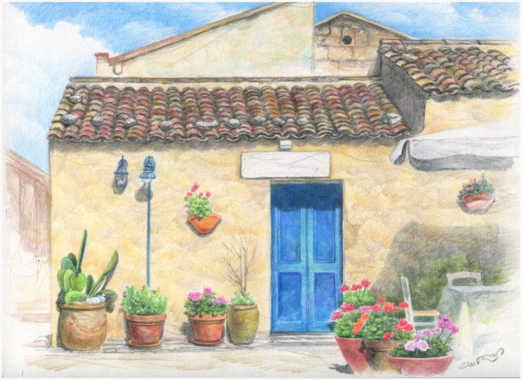 같은 그림-다른 색연필 : 네이버 블로그