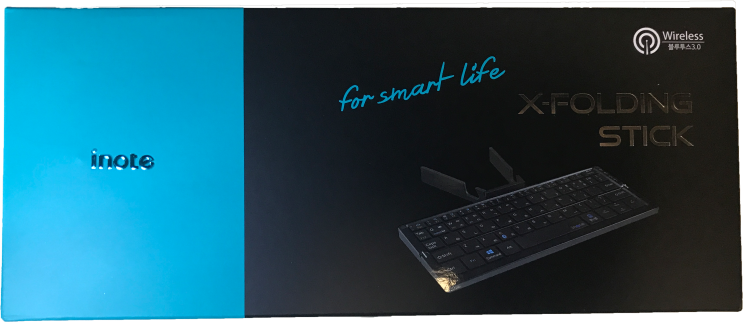 작아서 휴대성 높은 INOTE 블루투스 키보드 퓨전FNC INOTE X-Folding Stick : 네이버 블로그