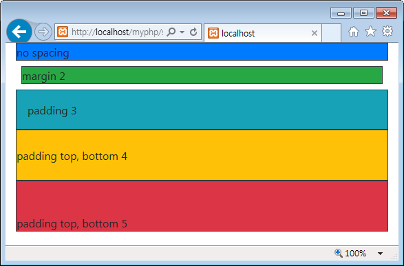 bootstrap spacing : 네이버 블로그